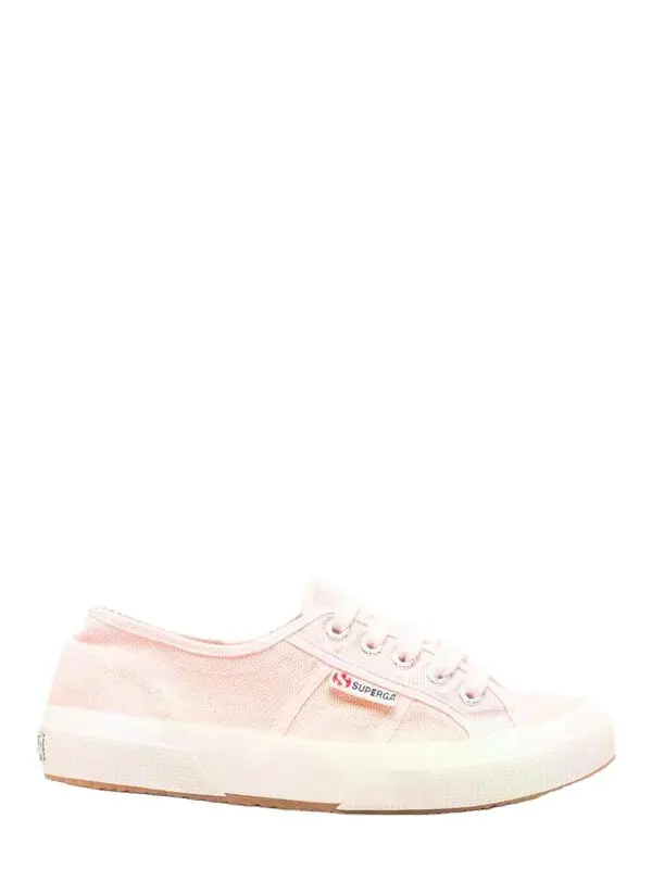 Superga Lace-up Canvas Sneakers - Pink