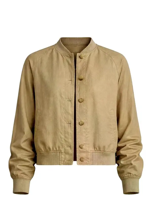 Ralph Lauren Button-fastening Bomber Jacket - Neutrals