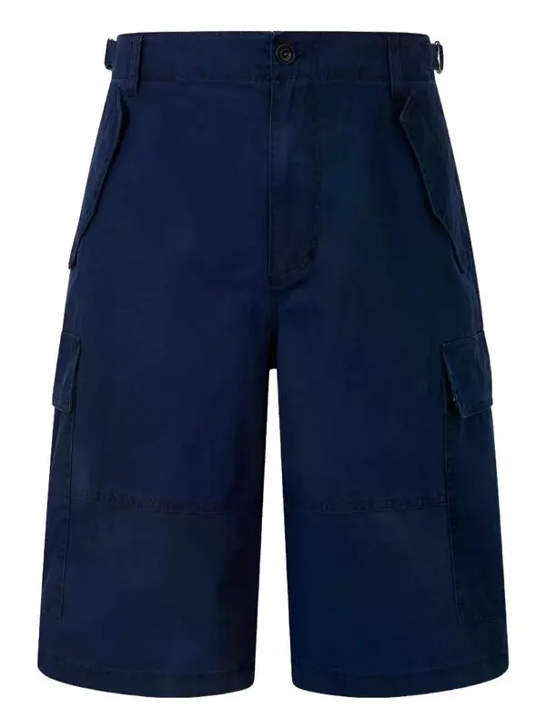 STUDIO TOMBOY Cotton Cargo Shorts - Blue