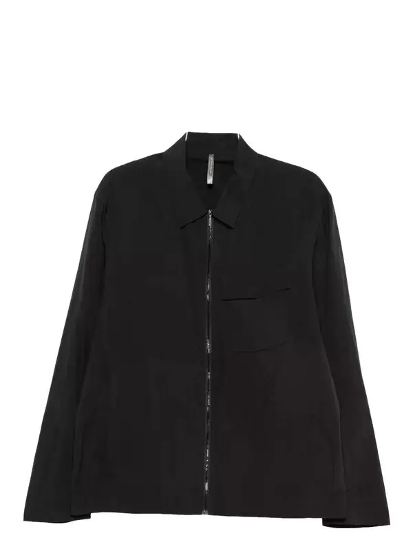 Veilance Spread Collar Zip-up Jacket - Black
