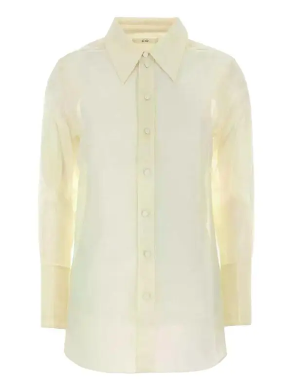 Co Long-sleeve Button-down Shirt - Neutrals