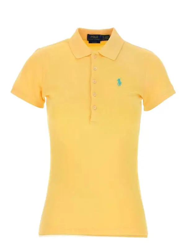 Polo Ralph Lauren Signature Pony Motif Polo Top - Yellow