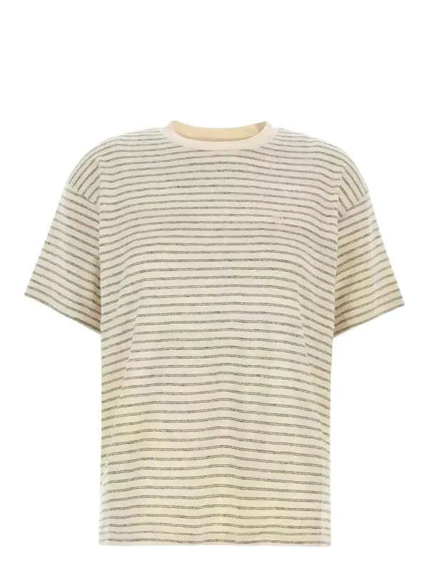 ANINE BING Cade Striped T-shirt - Neutrals
