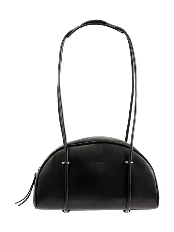 By Far Kimberly Bowler Leather Shoulder Bag - Black