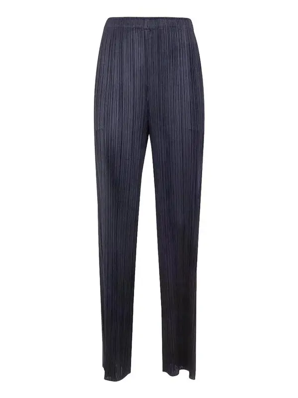 Issey Miyake Straight-leg Trousers - Blue