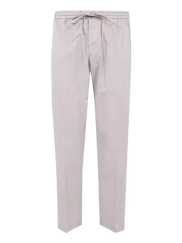 MICHAEL COAL Drawstring Waist Trousers - Neutrals