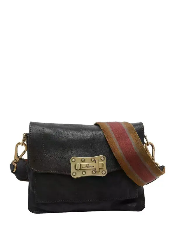 CAMPOMAGGI Agnese Leather Shoulder Bag - Brown
