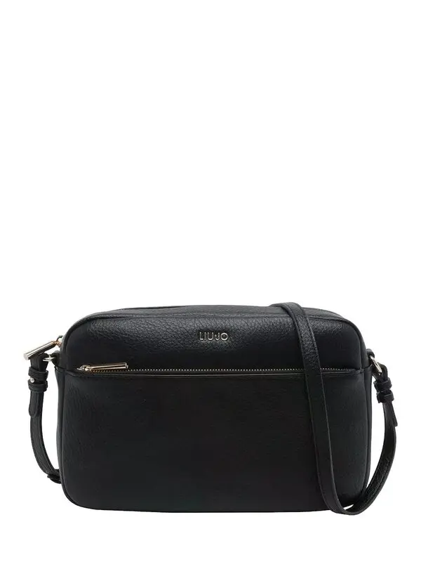 Liu Jo Logo-plaque Shoulder Bag - Black