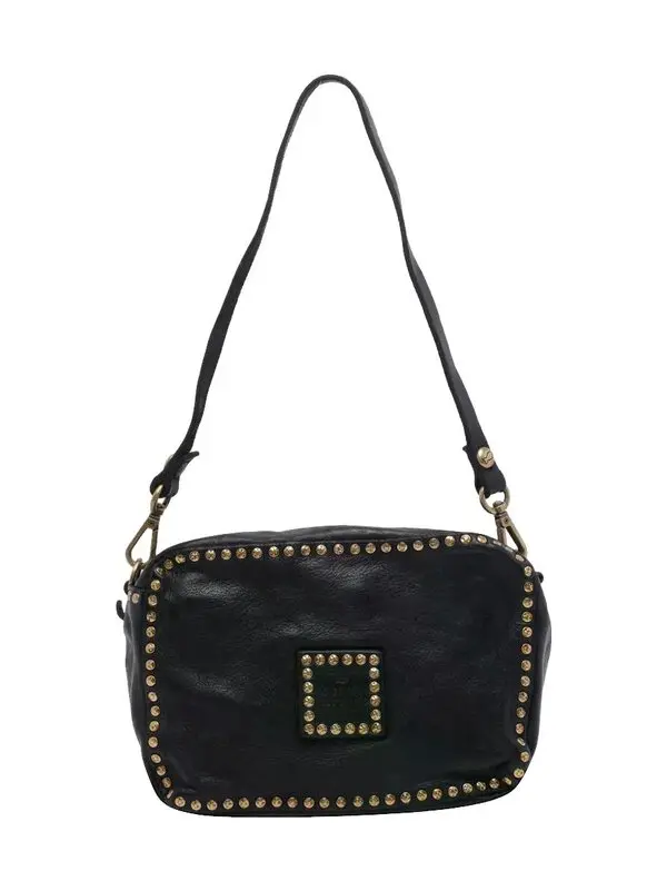 CAMPOMAGGI Stud-embellished Shoulder Bag - Black