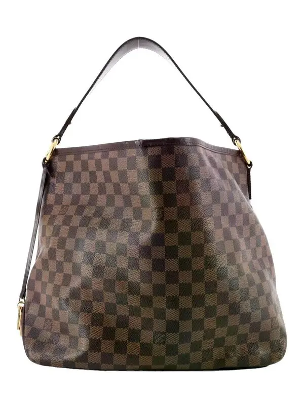 LOUIS VUITTON Damier Pm Hobo Bag - Brown