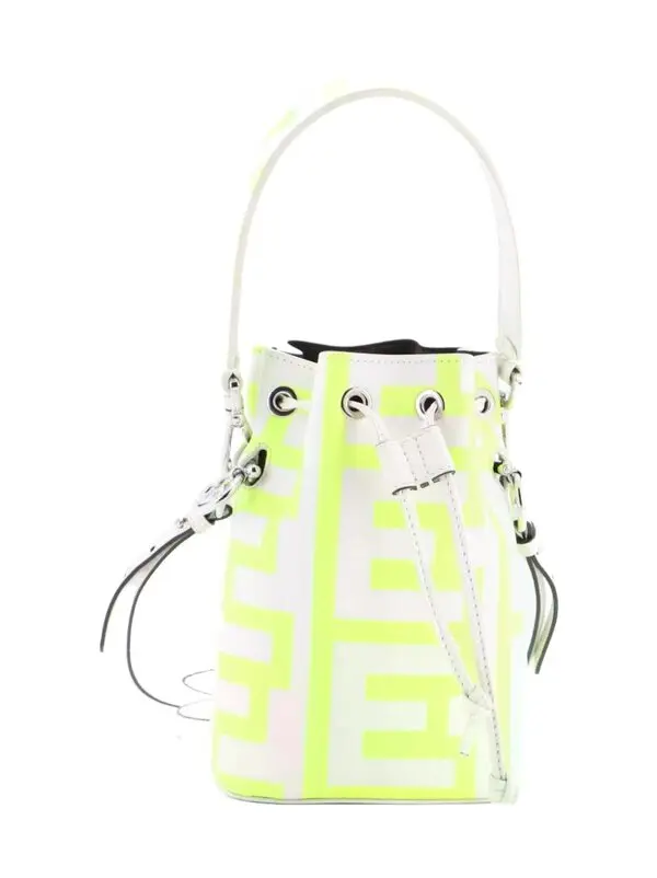 Fendi X Marc Jacobs Mon Tresor Printed Leather Mini Bucket Bag - Multicolour