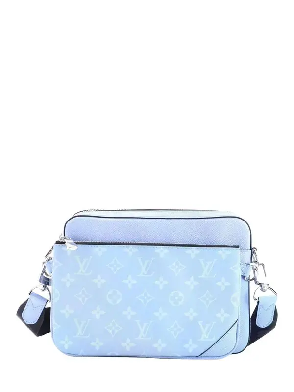 LOUIS VUITTON Trio Messenger Bag Monogram Taigarama - Blue
