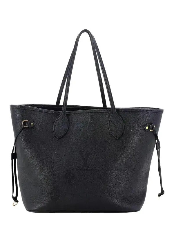LOUIS VUITTON Monogram Empreinte Giant Mm Neverfull Tote Bag - Black