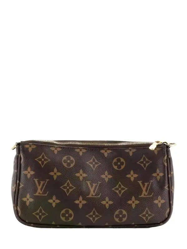 LOUIS VUITTON Multi Pochette Accessoires Monogram Canvas Crossbody Bag - Brown