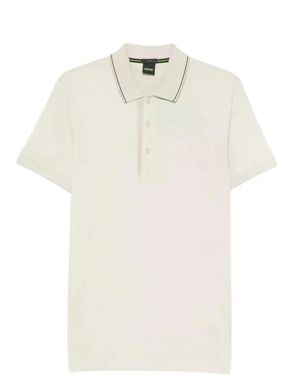 BOSS Paule 4 Polo Shirt - Neutrals