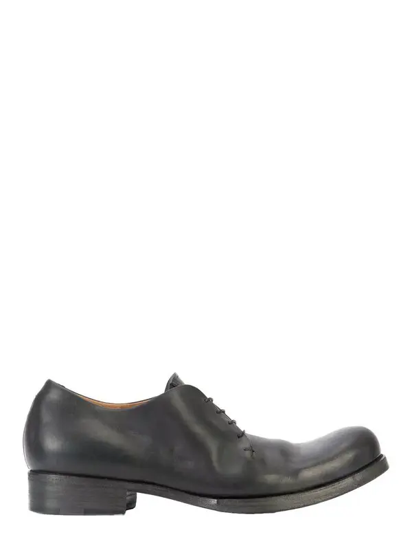 MA+ Distressed Derby Shoes - Black