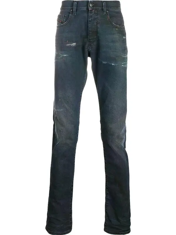 DIESEL® D-strukt Slim Fit Jeans - Blue