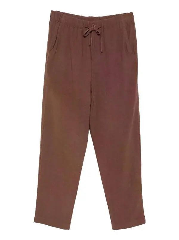 Imperial Drawstring Waist Trousers - Brown