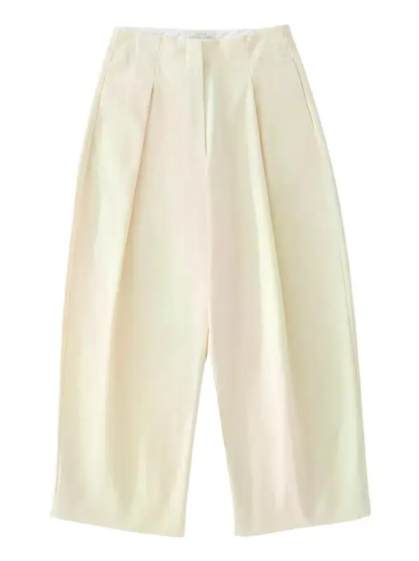 Studio Nicholson Dordoni Pleated Trousers - Neutrals