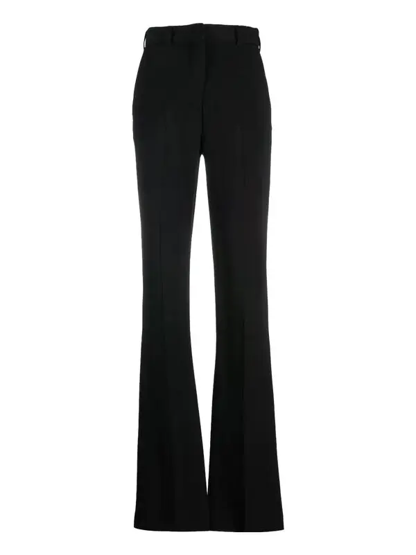 Philipp Plein Tailored Flared Trousers - Black
