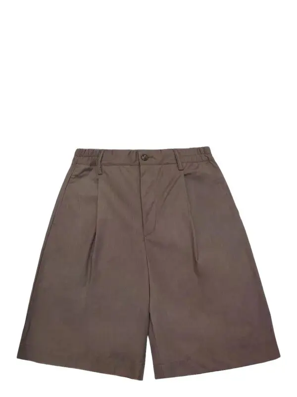 WOC Algeria Pleated Shorts - Brown