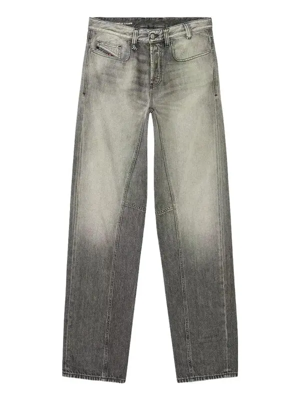 DIESEL® 2001 D-macro Relaxed-fit Denim Jeans - Grey