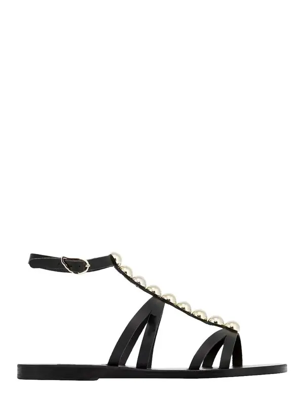 ANCIENT GREEK SANDALS Akrivi Stud-embellished Sandals - Black