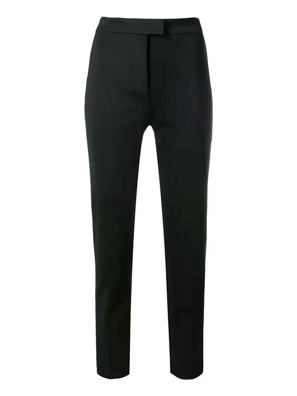 Pinko Furbo" Trousers With Zipped Ankle Detail - Black