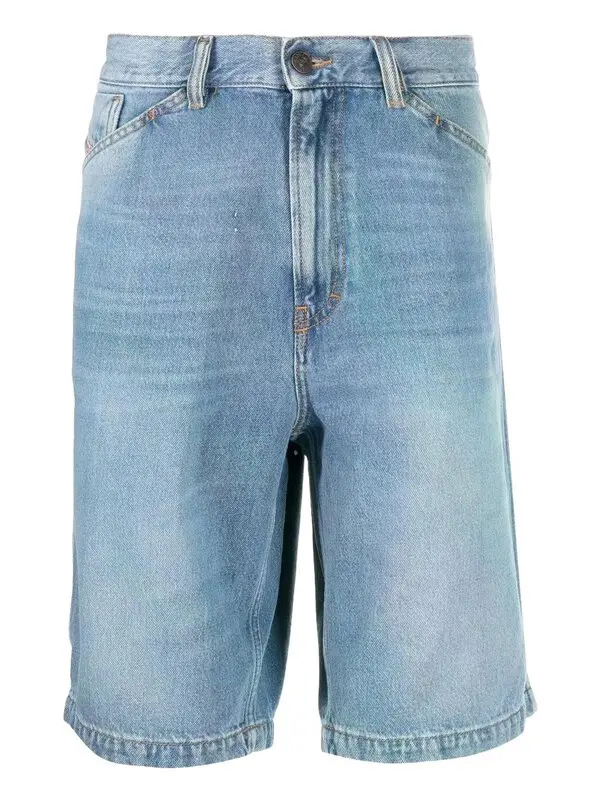 DIESEL® Fränky-z Denim Utility Shorts - Blue