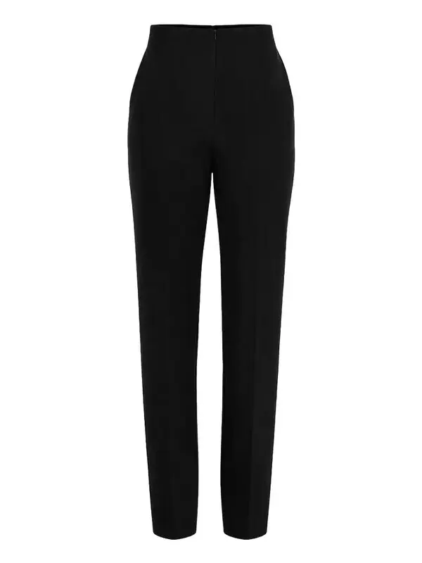 Emporio Armani Concealed Fastening Trousers - Black