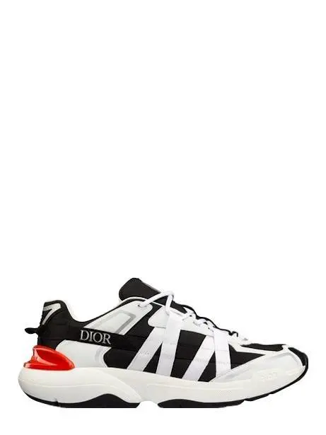 Dior B24 Runtek Nylon Sneakers - White/black