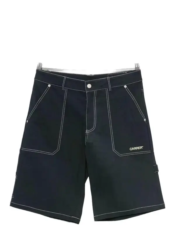 CARRER Carpenter Shorts With Contrast Stitching - Blue
