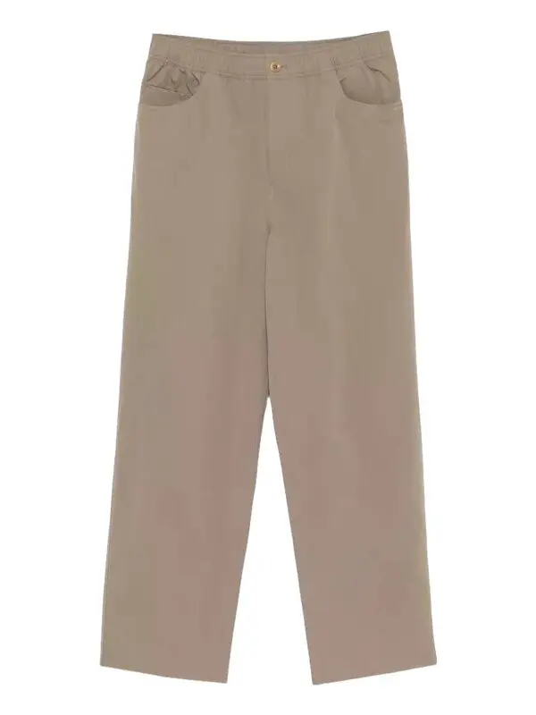Norse Projects Elasticated Waist Trousers - Brown