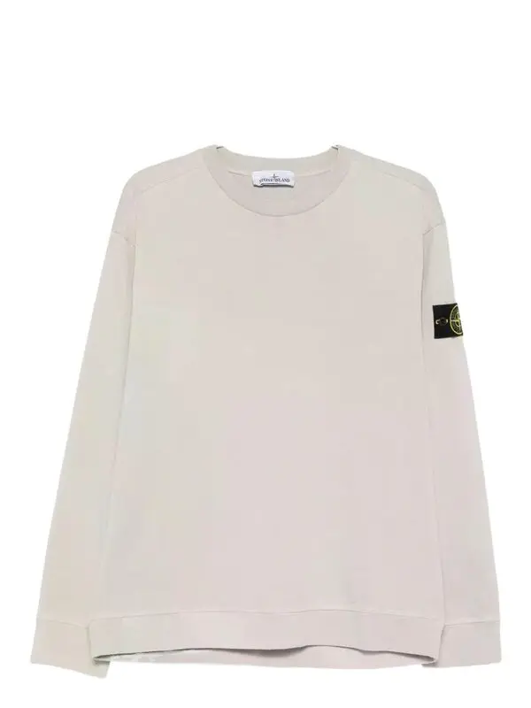 Stone Island Logo Patch Sweater - Neutrals