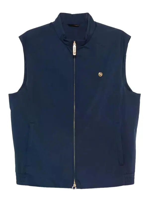 Stefano Ricci Equestrian Logo Gilet - Blue