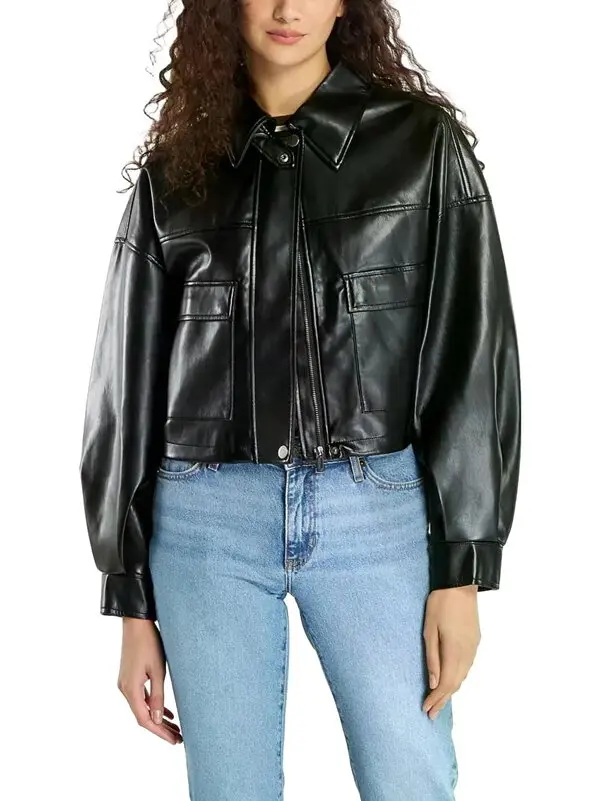 Guess Flaminia Cropped Jacket - Black