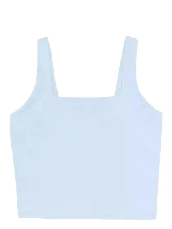 GIRLFRIEND COLLECTIVE Tommy Square-neck Tank Top - Blue