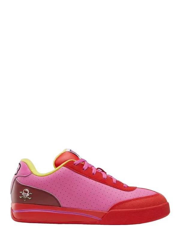 REEBOK X Bbc Board Flip Skate Shoes - Red/pink/yellow