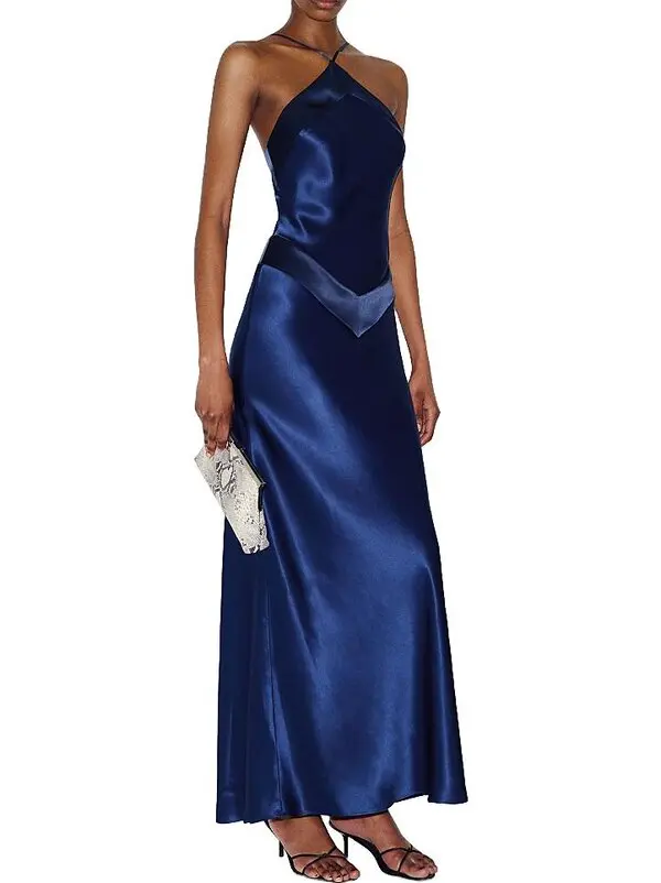 REFORMATION Jillian Silk Maxi Dress - Danube