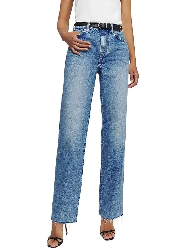 REFORMATION Val 90s Mid Rise Straight Long Inseam Jeans - Colorado