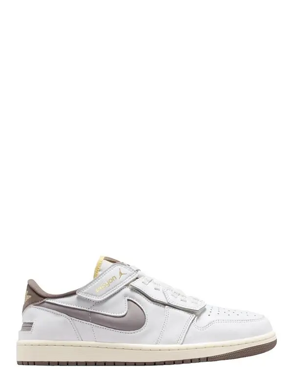 JORDAN 1 Low Easyon Sneakers - Summit White/olive Grey/lemon Wash