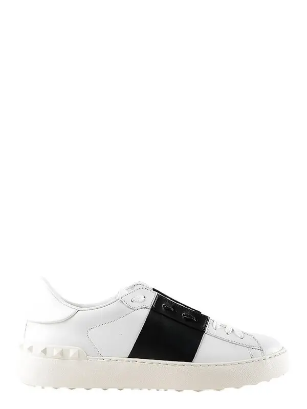 Valentino Garavani Open Sneakers - White/black Band