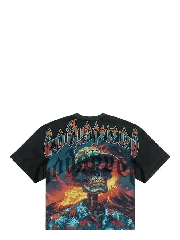GODSPEED Natural Disaster T-shirt - Black Wash