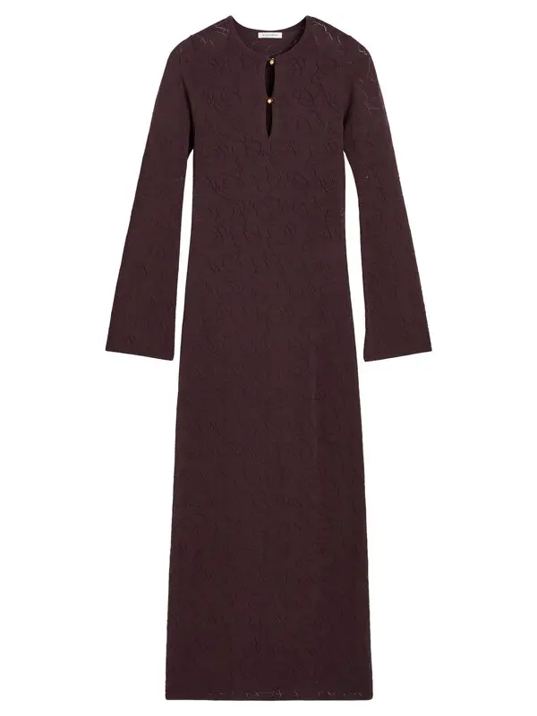 BY MALENE BIRGER Beatriz Maxi Dress - Aubergine