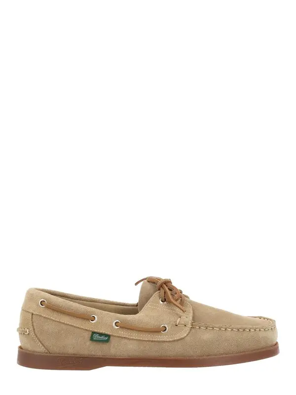Paraboot Barth Suede Loafers - Beige