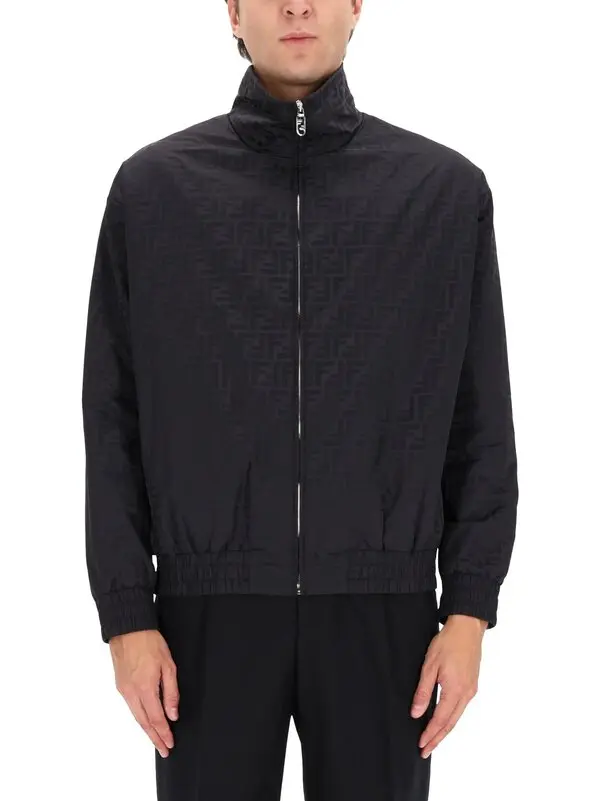 Fendi Giacca Bomber Jacket - Black