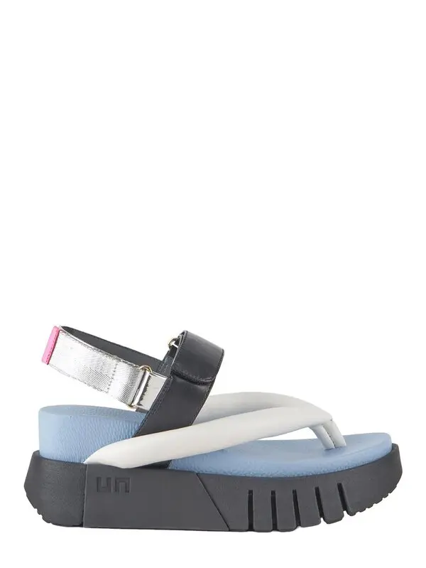 United Nude Delta Tong Platform Thong Sandals - Black/blue