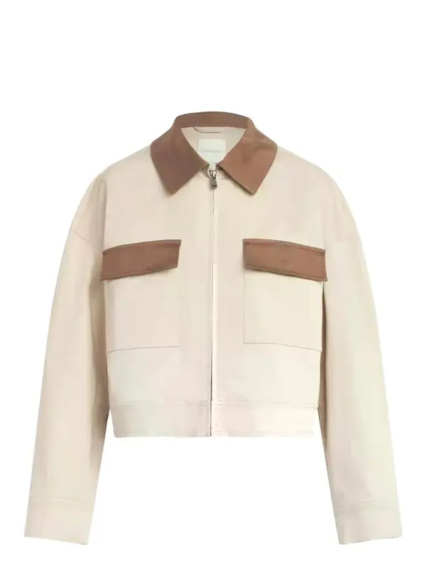 FAVORITE DAUGHTER Monica Panelled Jacket - Neutrals