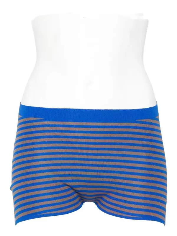 Gimaguas Striped Ribbed Shorts - Blue