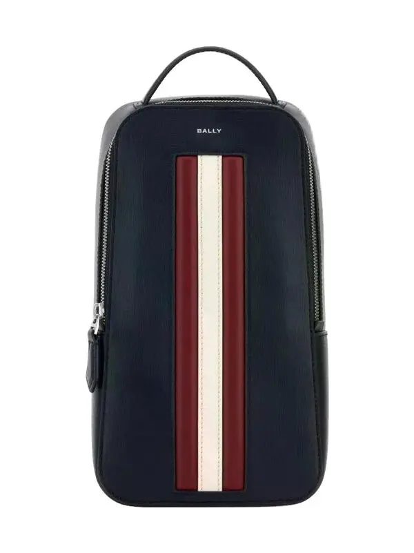Bally Mythos Stripe-detail Shoulder Bag - Blue